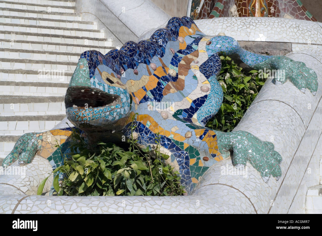 Antoni Gaudi Salamander Stock Photos & Antoni Gaudi Salamander Stock ...