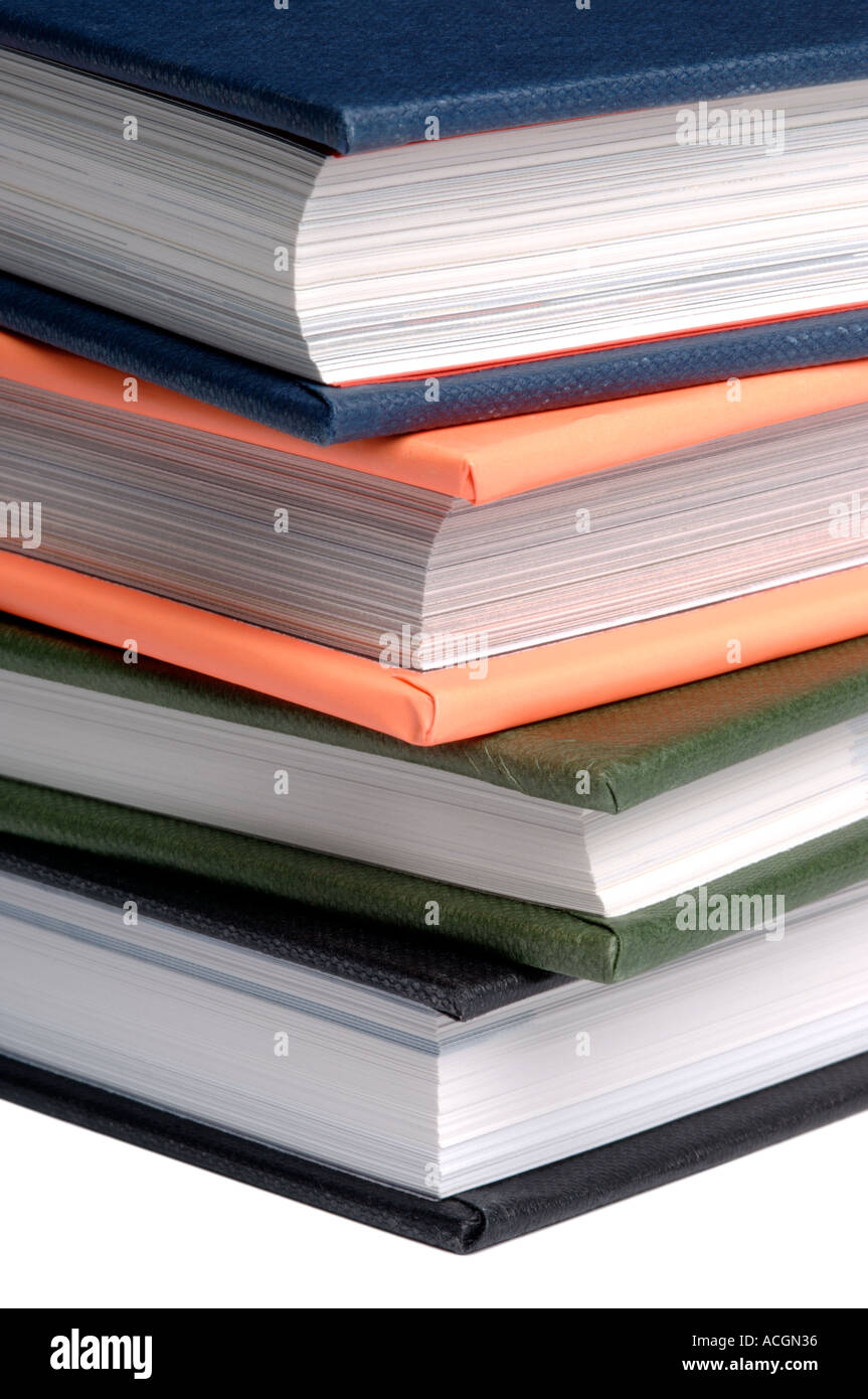 Pile of books spine hi-res stock photography and images - Alamy