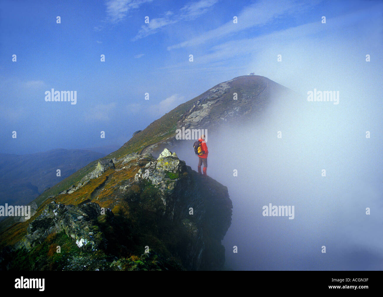 Ben Lomond 3,196' - most southerly Munro - the S.Ridge, the regular ...