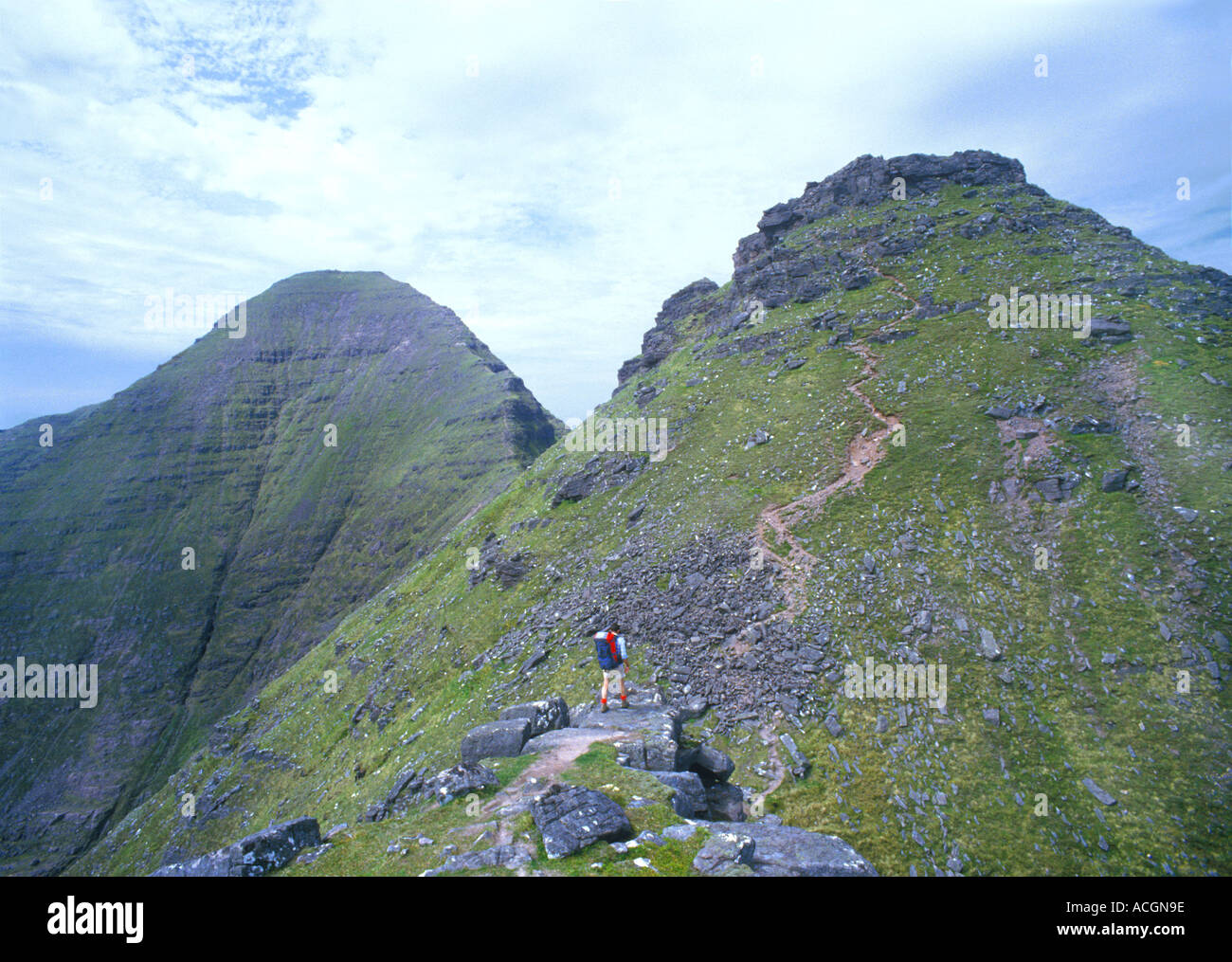 Beinn Alligin: ascending the Horns of Alligin - the mountain's highest ...