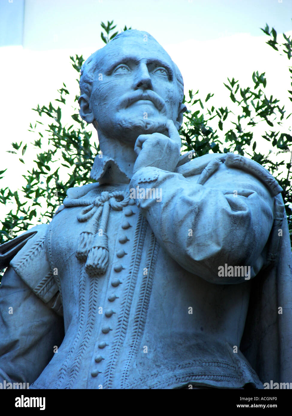 statue of renaissance poet torquato tasso in piazza torquato tasso ...