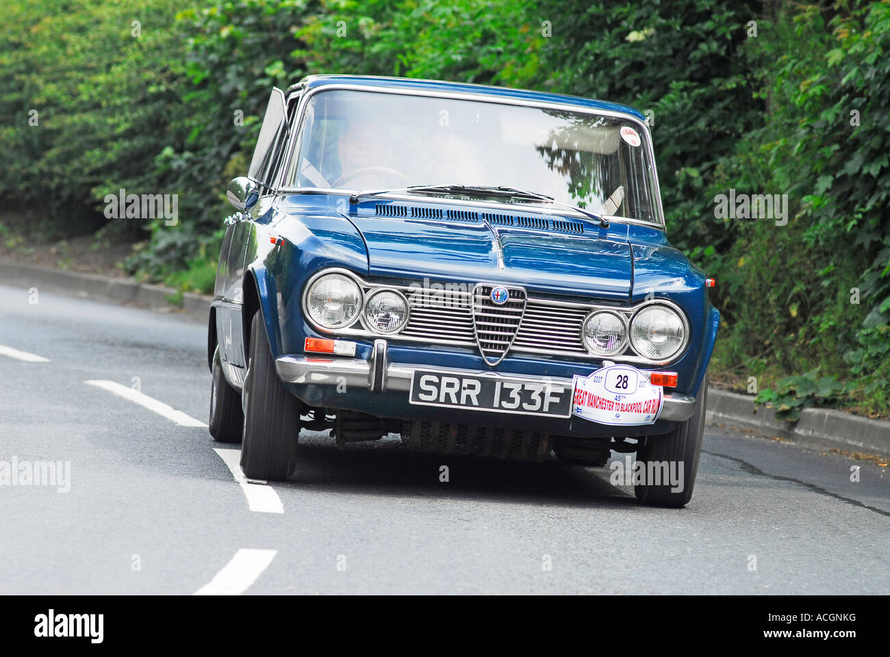 The annual Manchester to Blackpool car run organized by the Lancashire ...