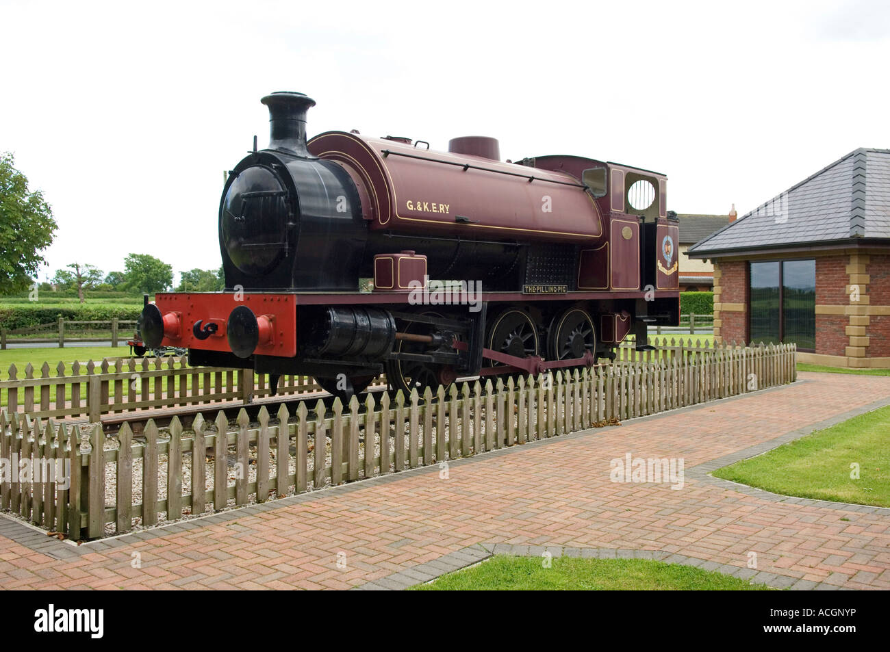 The Pilling Pig steam locomotive Stock Photo - Alamy
