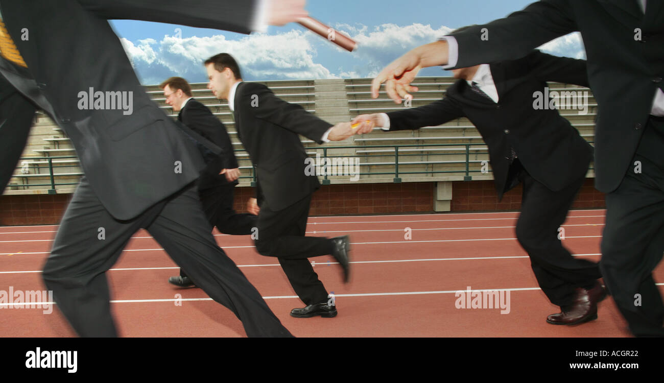 Passing The Baton In A Relay Race High Resolution Stock Photography and ...