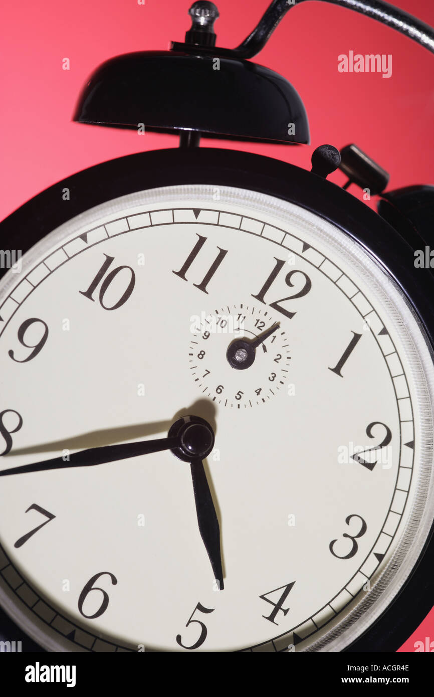 Close up of an old fashioned clock Stock Photo - Alamy