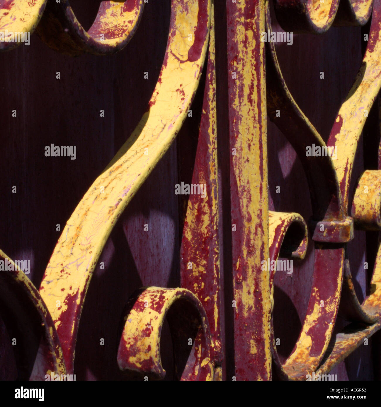 Rusting iron gates hi-res stock photography and images - Alamy