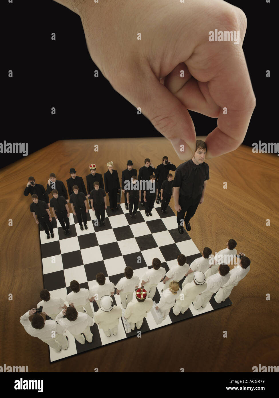 Chess board tables hi-res stock photography and images - Alamy