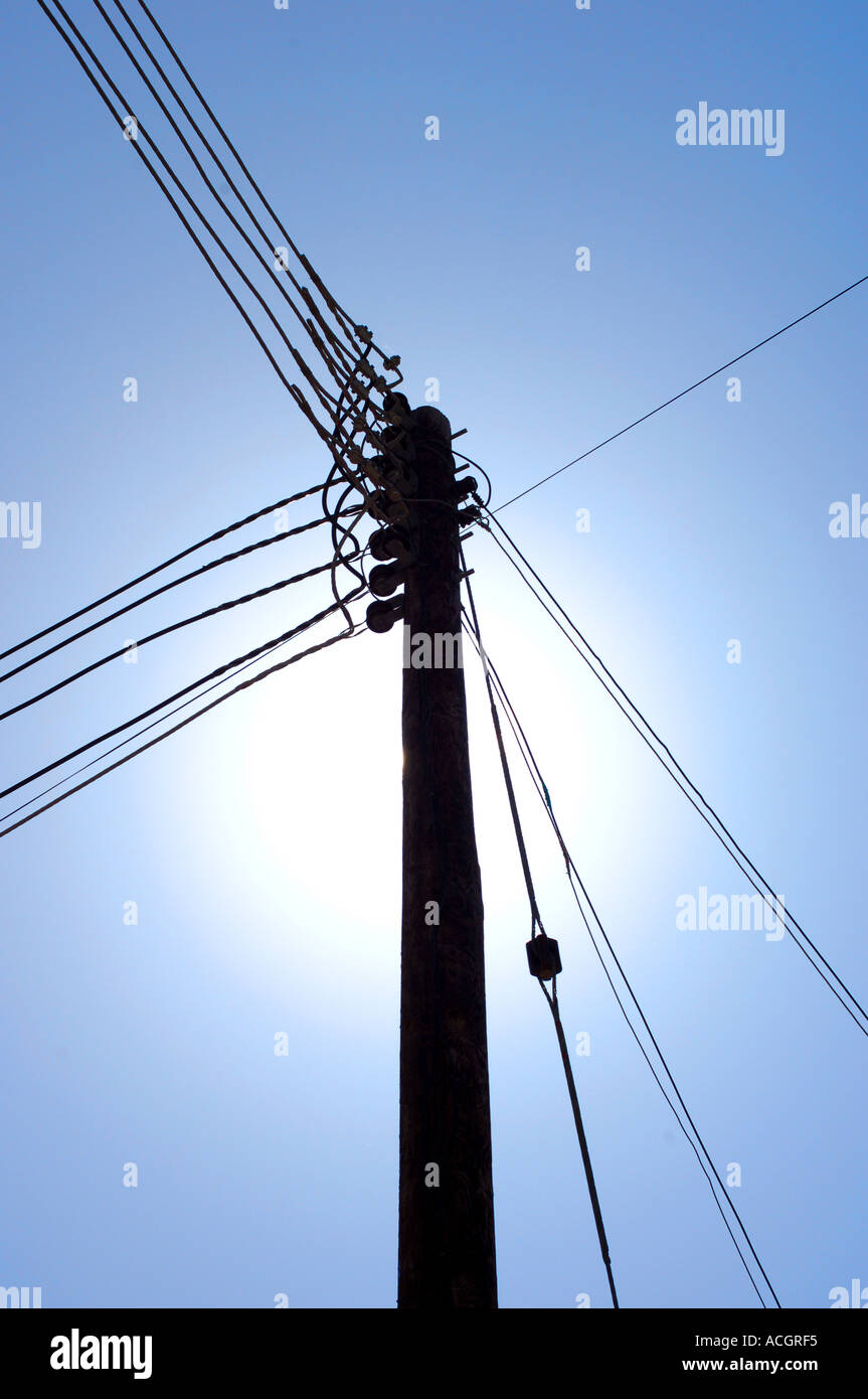 Telegraph wires hi-res stock photography and images - Alamy