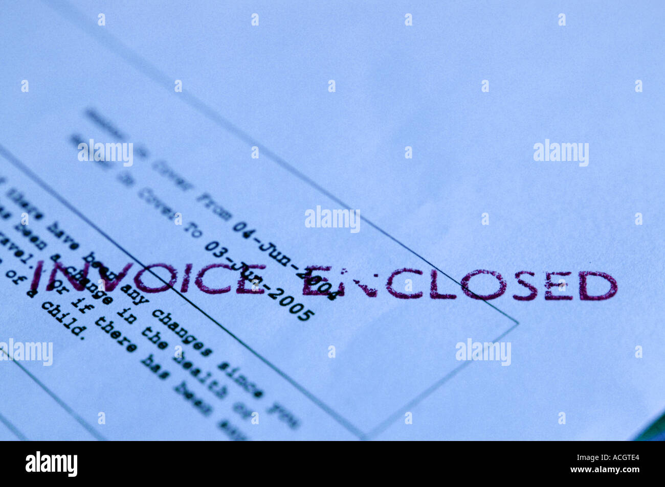 Invoice hi-res stock photography and images - Alamy