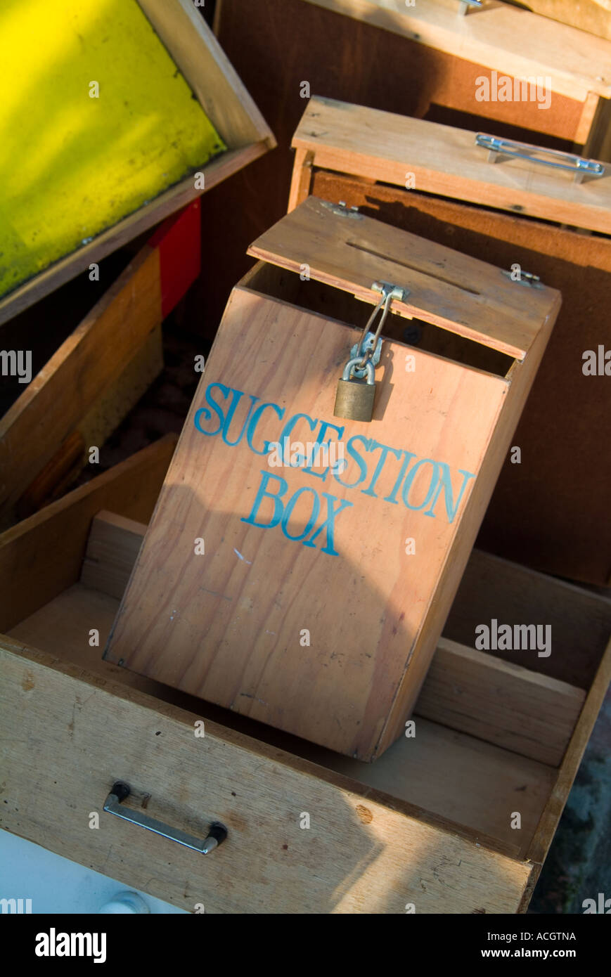 Suggestion box hi-res stock photography and images - Alamy