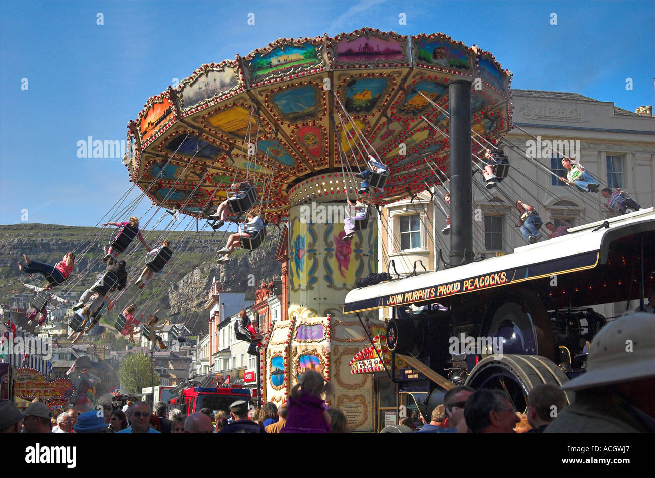 Fairground ride, Victorian Extravaganza, Llandudno, North Wales, 2006 ...