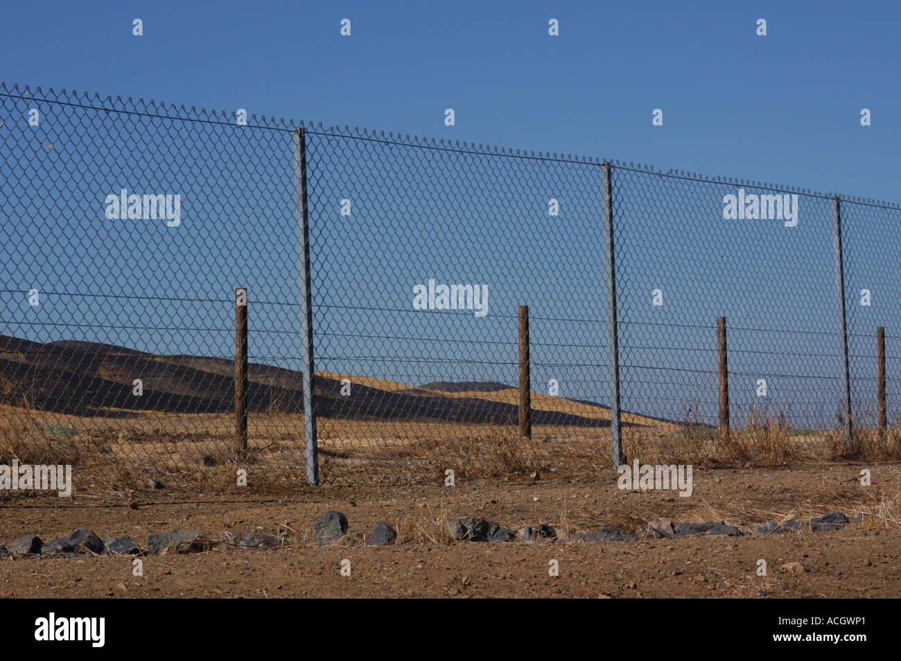 Chain Link Fence Stock Photo - Alamy