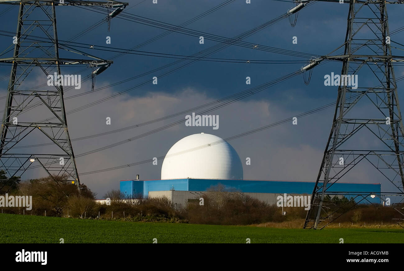 The reactor dome sizewell b nuclear power station hi-res stock ...