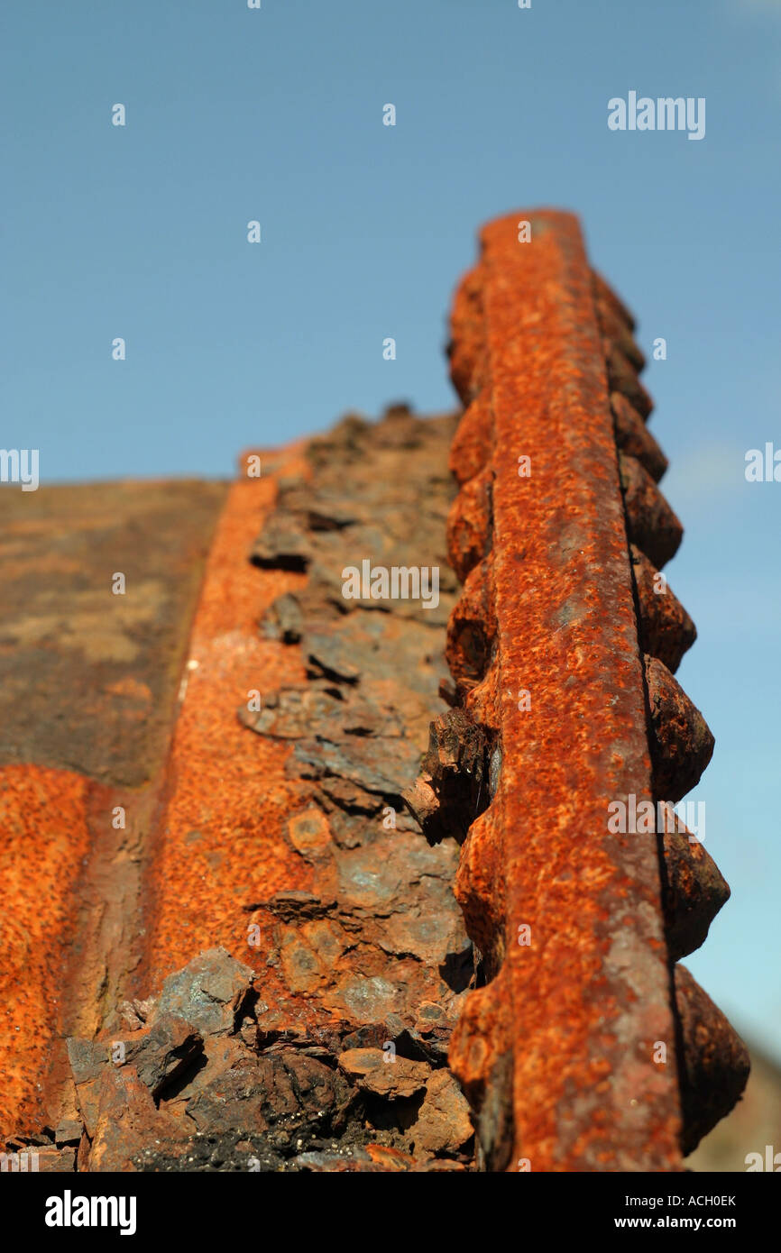 Rusty Riveted Boiler Stock Photo - Alamy