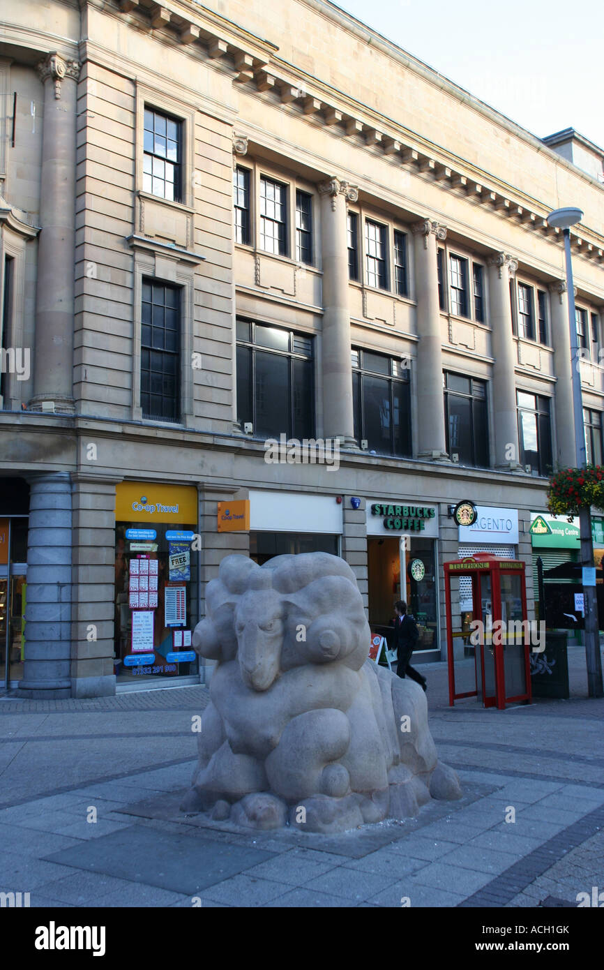 derby city centre sculpture derbyshire midlands england uk gb Stock ...