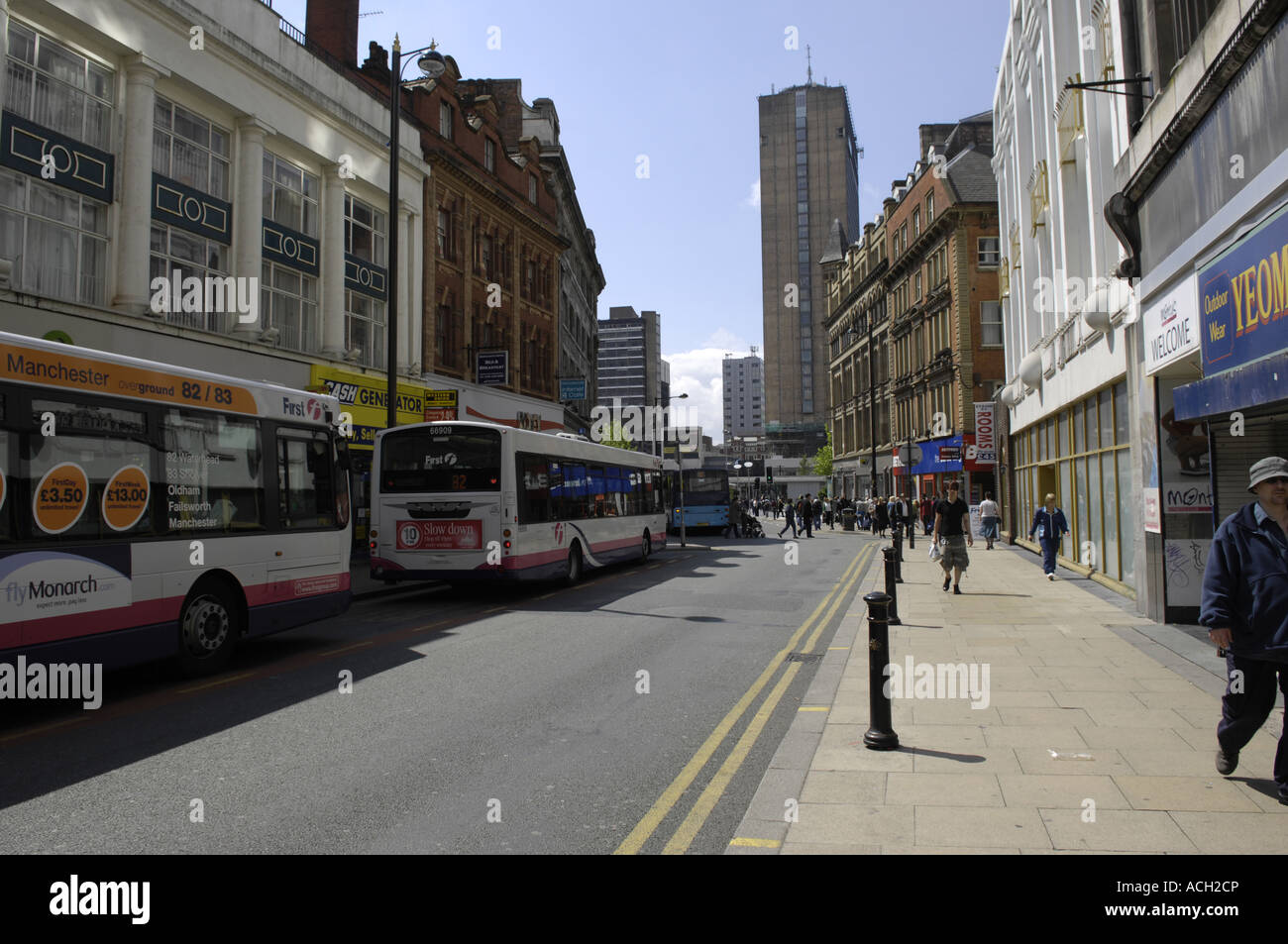 oldham street manchester city centre uk gb england building ...