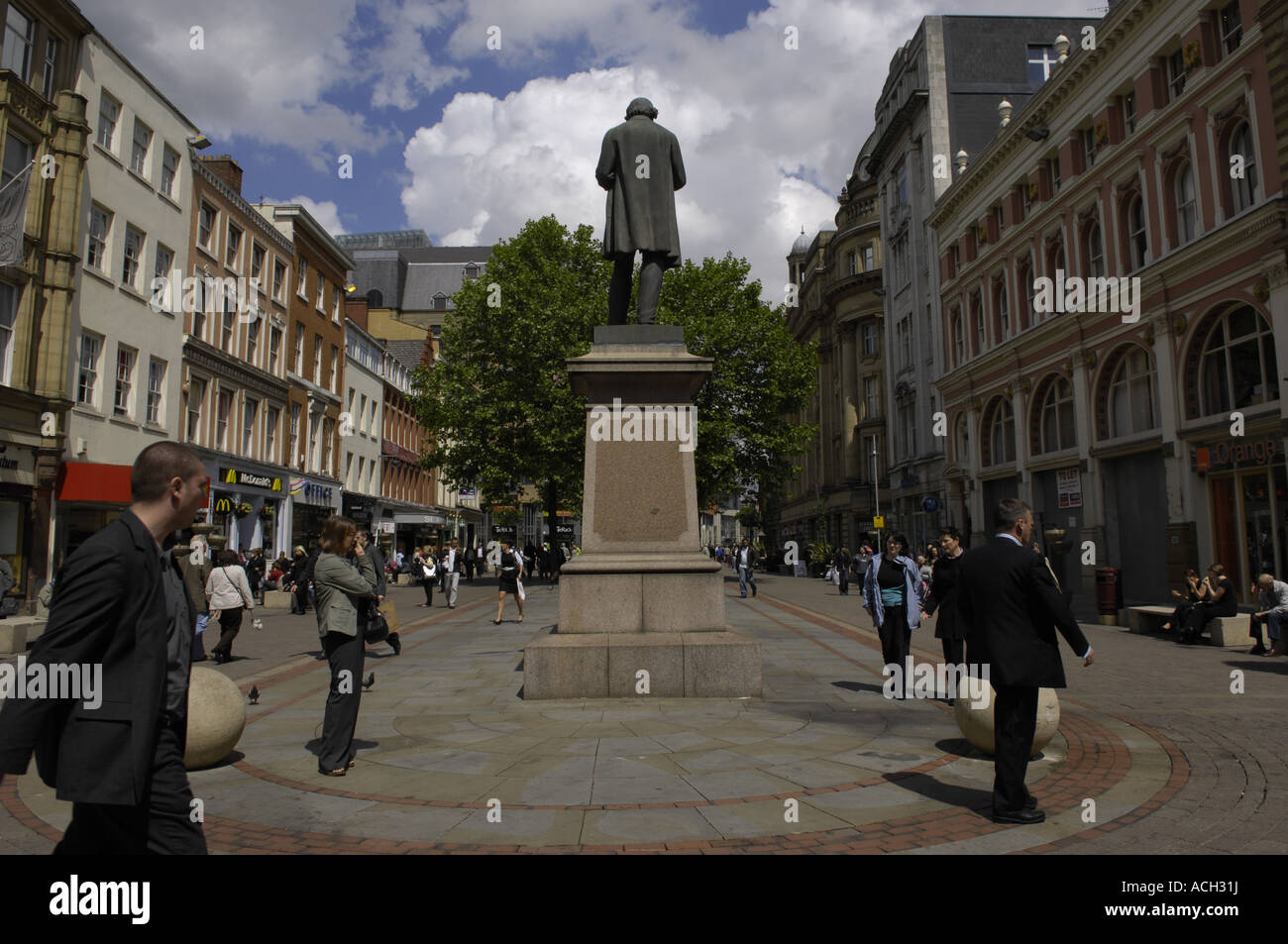 saint annes square manchester uk england Stock Photo - Alamy