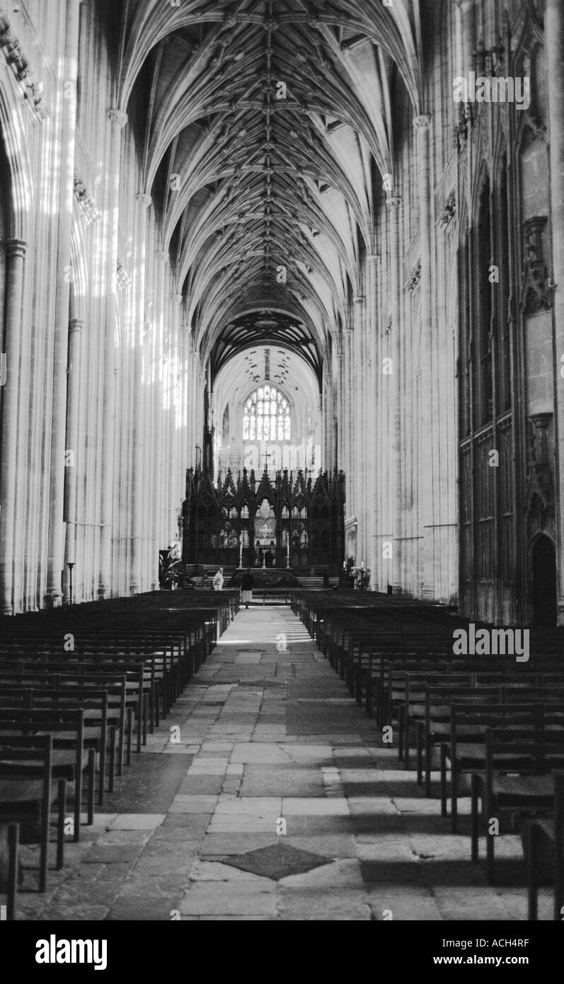 Old winchester cathedral Black and White Stock Photos & Images - Alamy