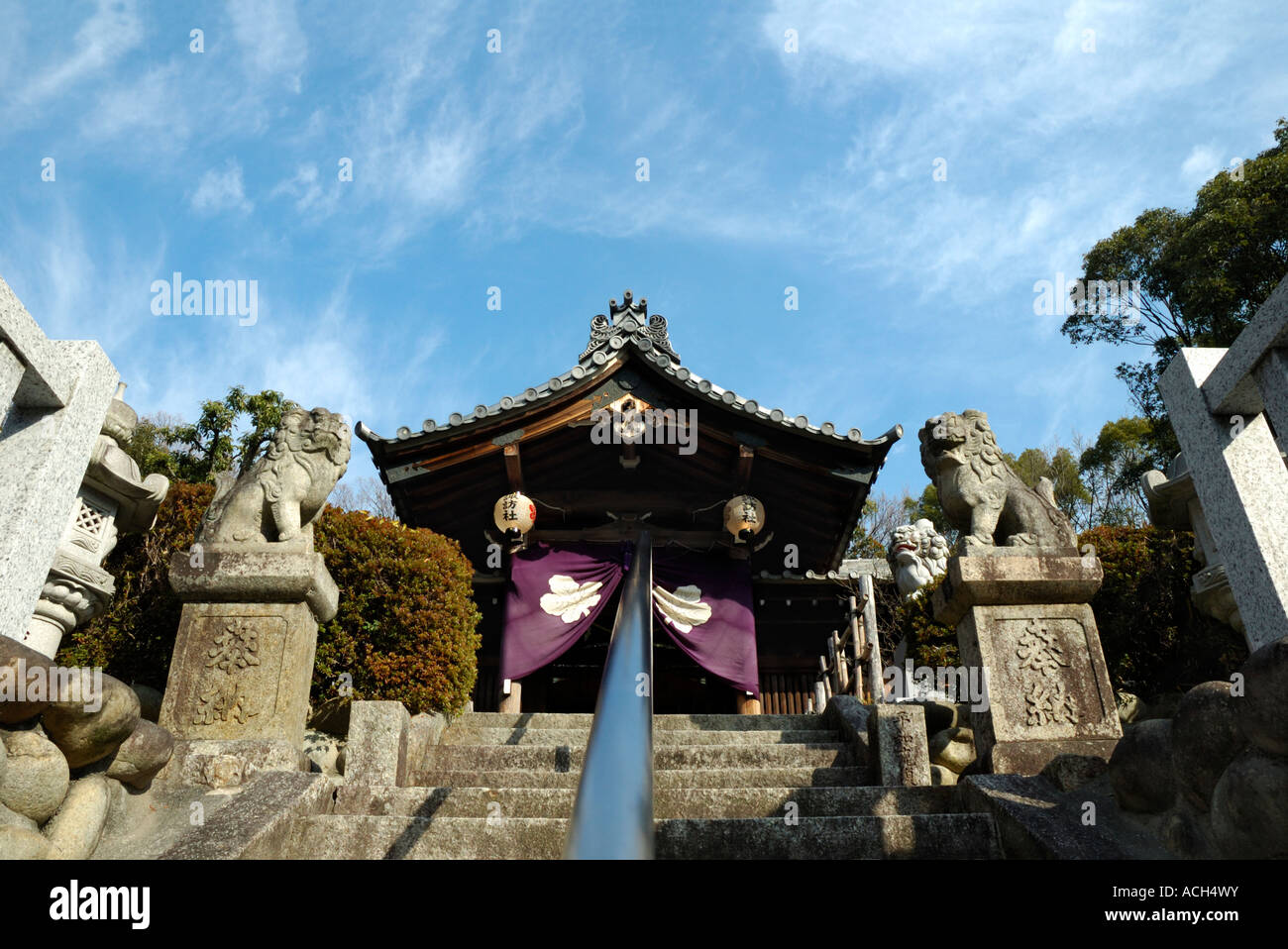 Shintoist Shrine in Nagoya, Central Japan Stock Photo - Alamy