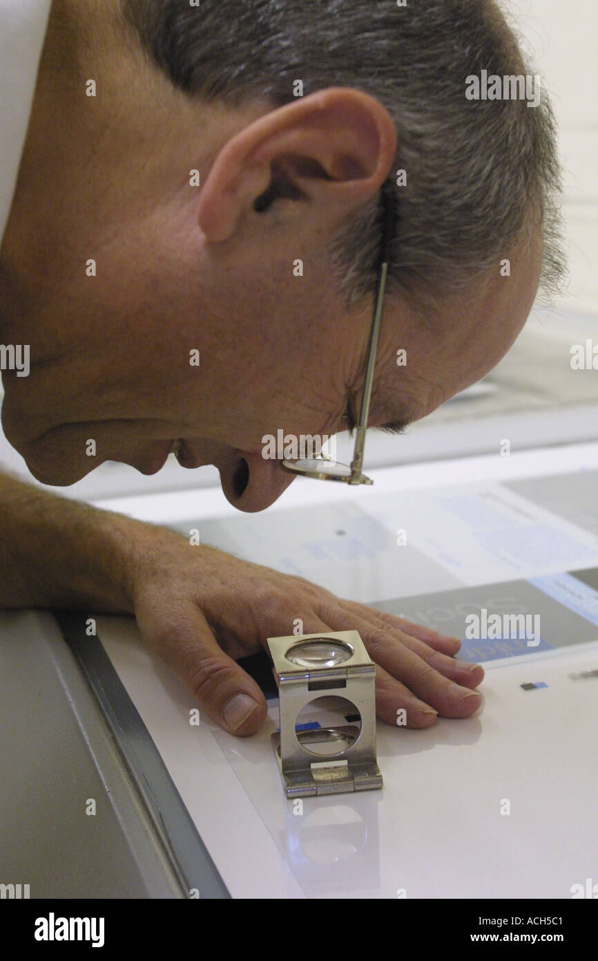 Printing industry magnifying glass hi-res stock photography and images ...