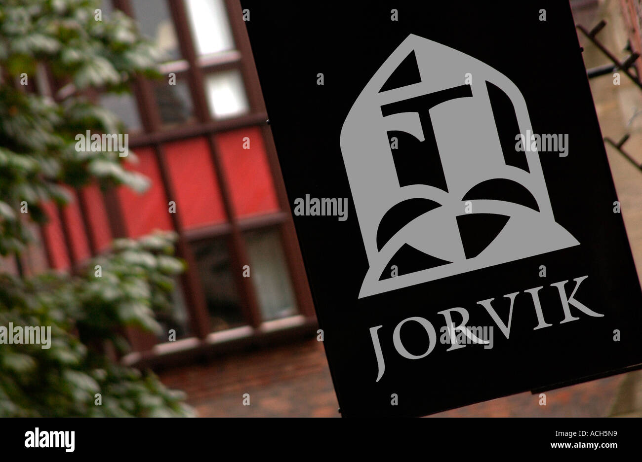 Jorvik Viking Centre sign board, York, UK (2 Stock Photo - Alamy