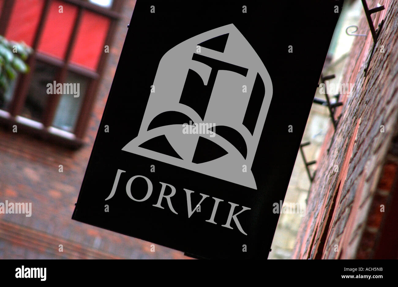 Jorvik Viking Centre sign board, York, UK (3 Stock Photo - Alamy
