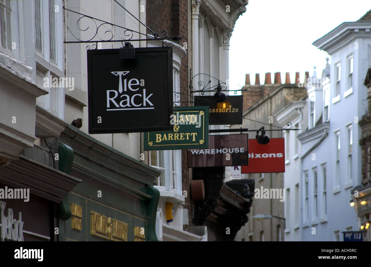 Shop signs, York, UK (1 Stock Photo - Alamy