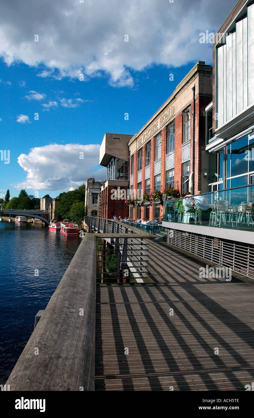 Riverside regeneration, York, UK (1 Stock Photo - Alamy