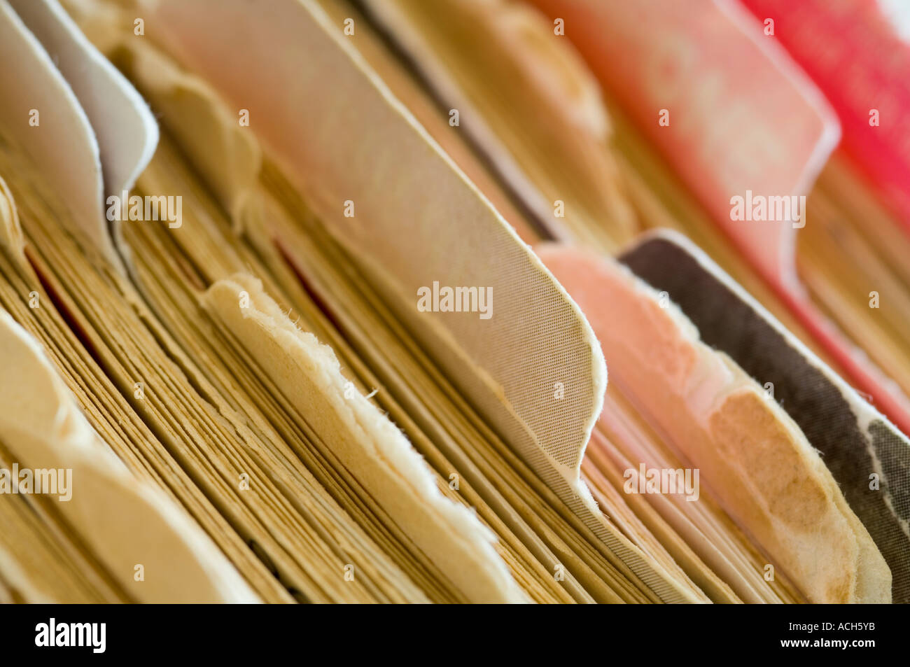 File dividers hi-res stock photography and images - Alamy