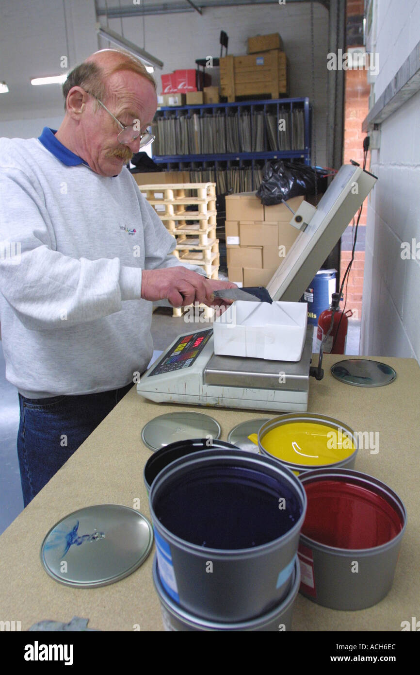 Printer mixing inks hi-res stock photography and images - Alamy