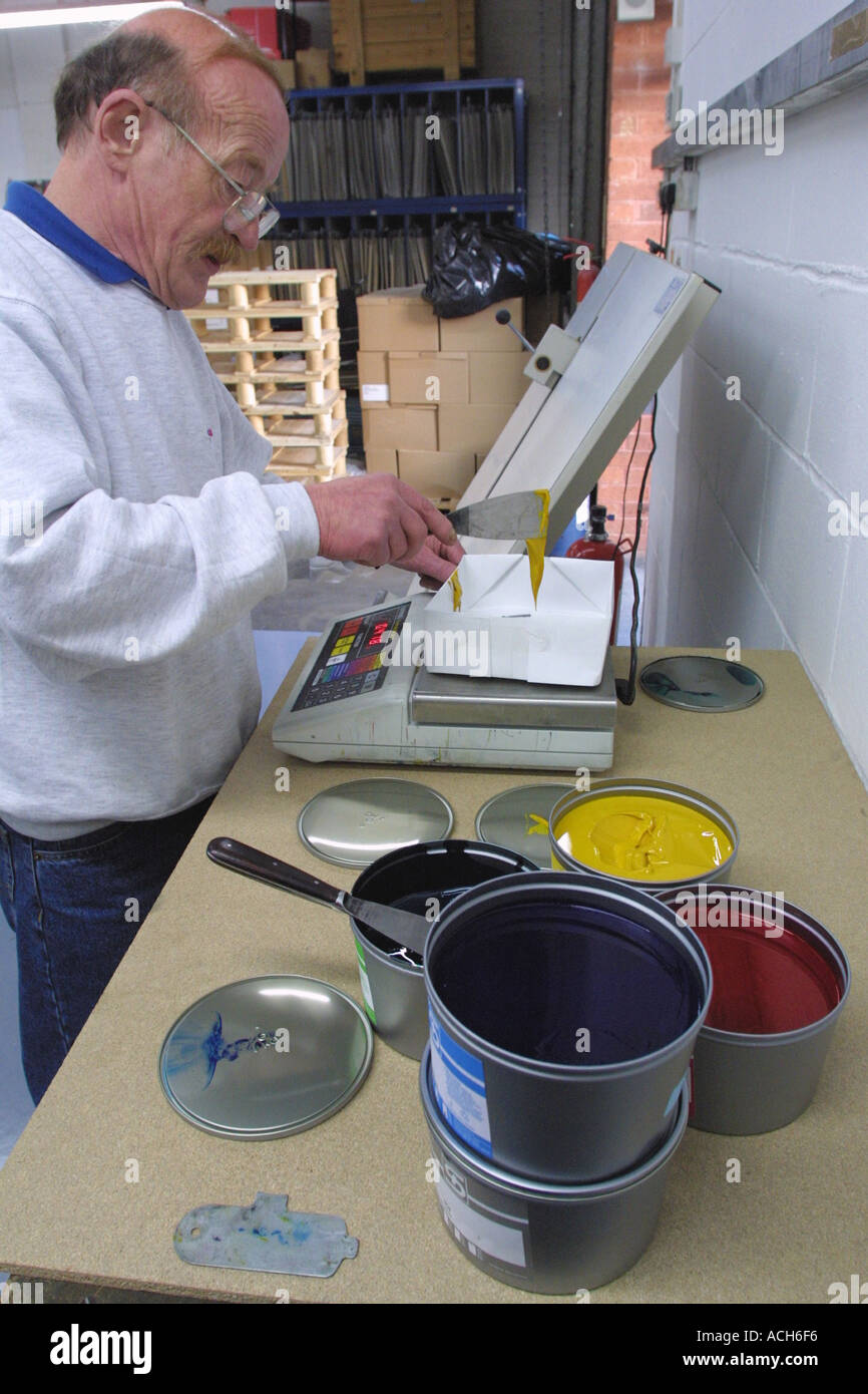 Printing inks hi-res stock photography and images - Alamy