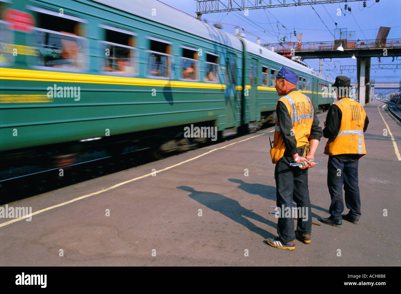 Trans Siberian Express Siberia Russia Stock Photo - Alamy