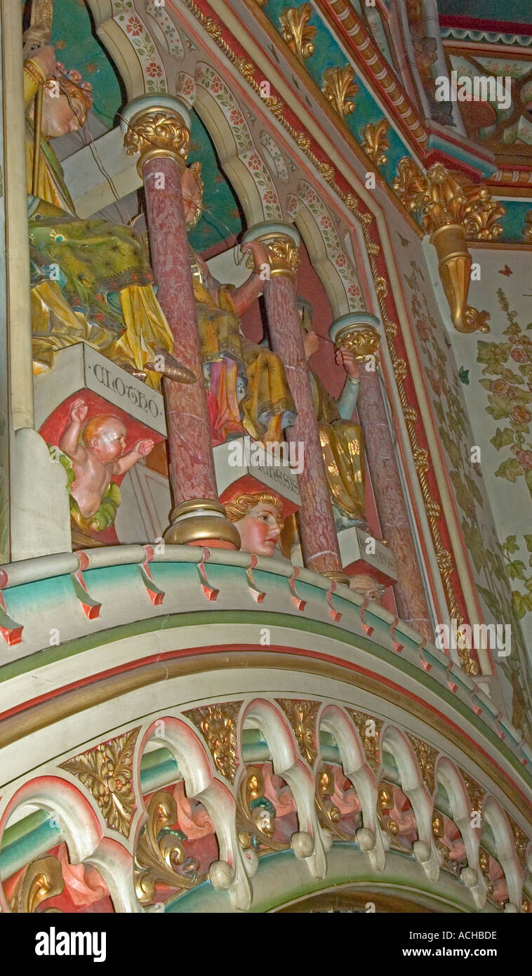 Interior castell coch red castle hi-res stock photography and images ...