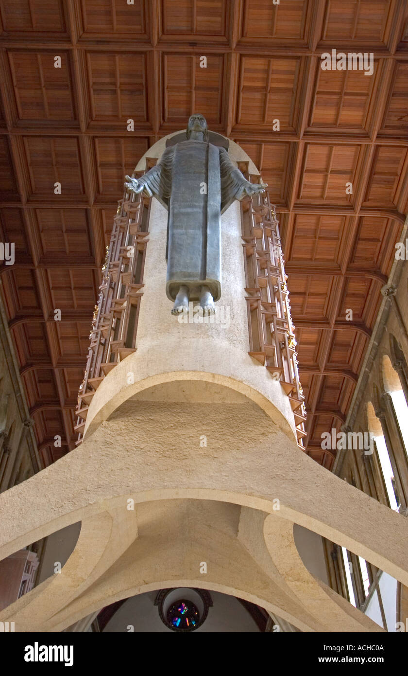 Christ in Majesty by Sir Jacob Epstein in Llandaff Cathedral, Cardiff ...