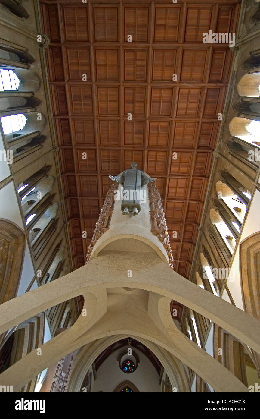 Christ in Majesty by Sir Jacob Epstein in Llandaff Cathedral, Cardiff ...