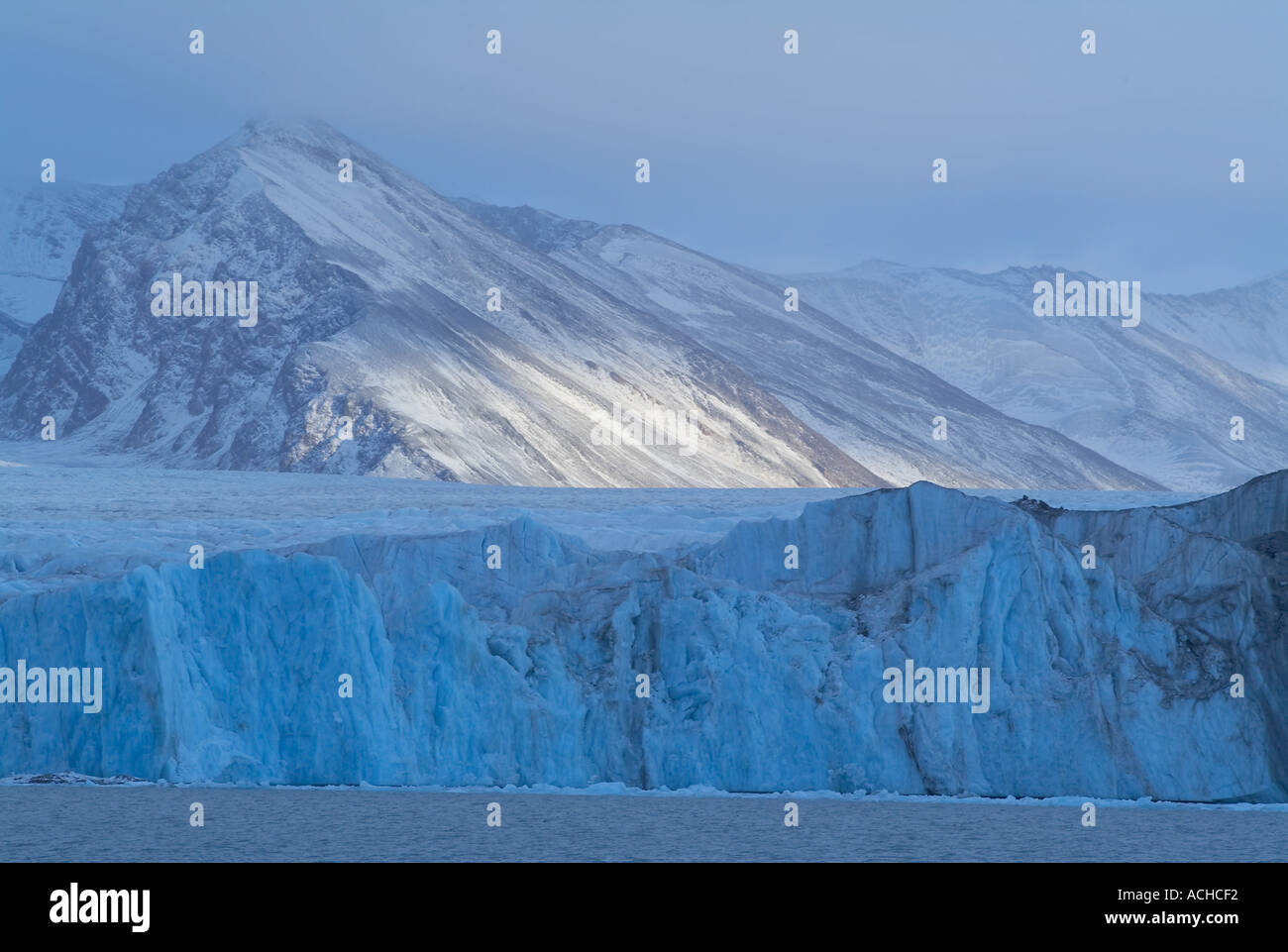 Mountain landscape of Svalbard Stock Photo - Alamy