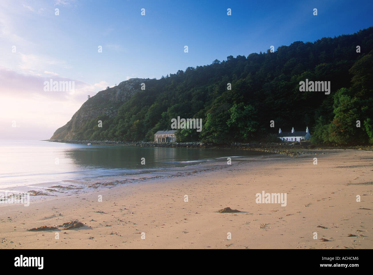 Llanbedrog view gwynedd north wales uk hi-res stock photography and ...