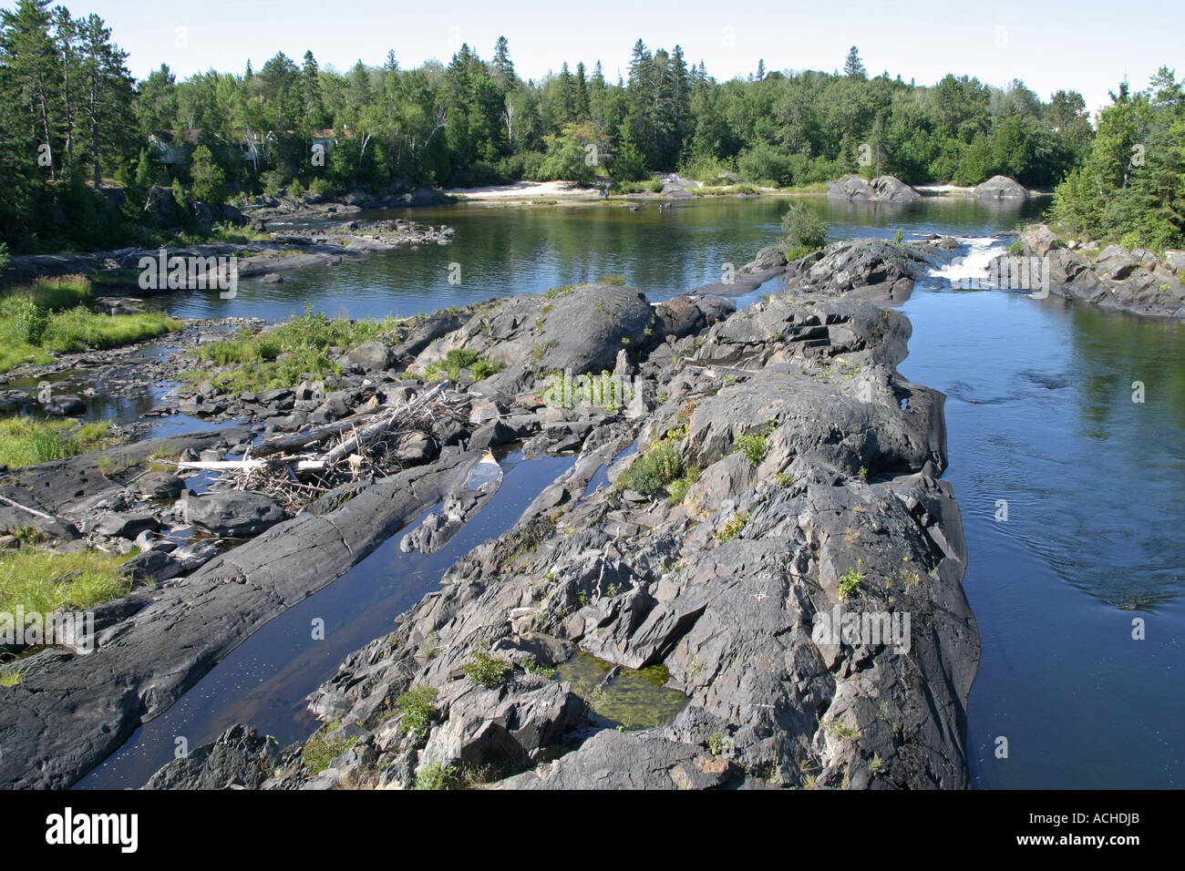 river rock formation Stock Photo - Alamy