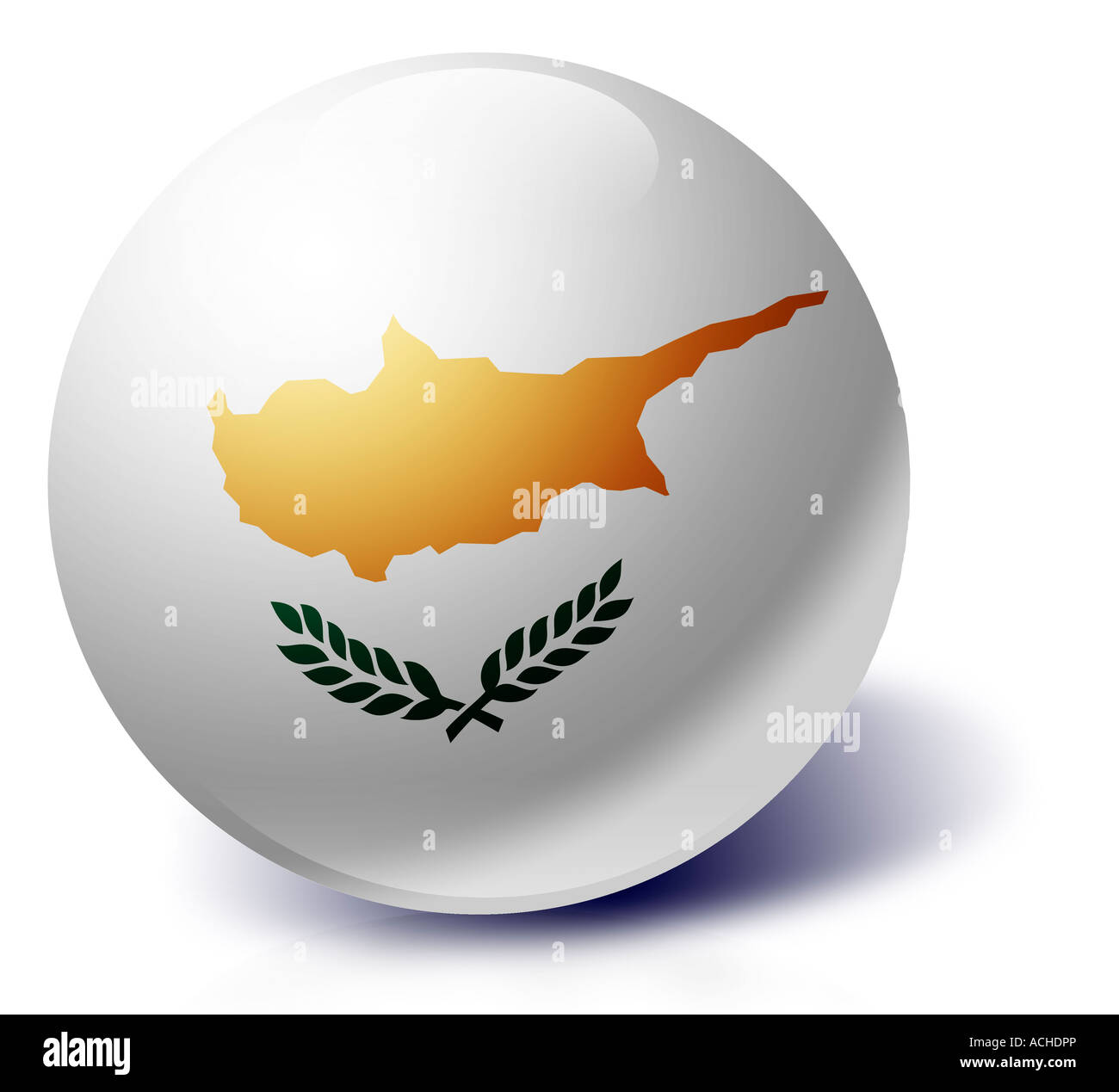Cyprus flag Cut Out Stock Images & Pictures - Alamy