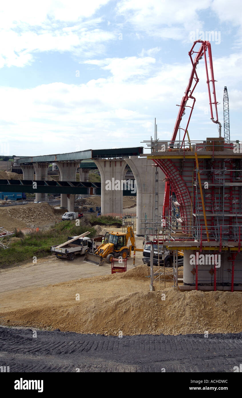 Motorway Construction Uk, Workers High Resolution Stock Photography and ...