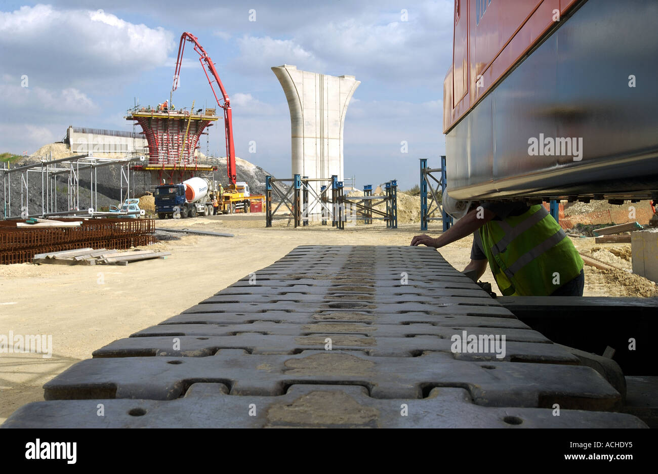 Motorway Construction Uk Tarmac High Resolution Stock Photography and ...