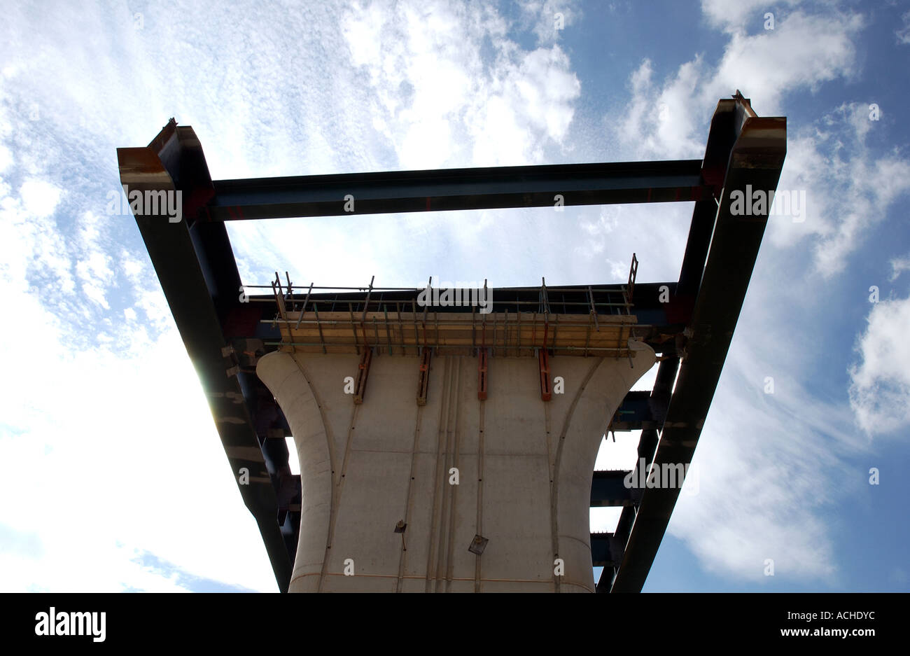 UK motorway construction (16 Stock Photo - Alamy