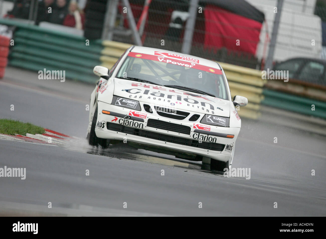 Croft Rallycross Action Stock Photo - Alamy