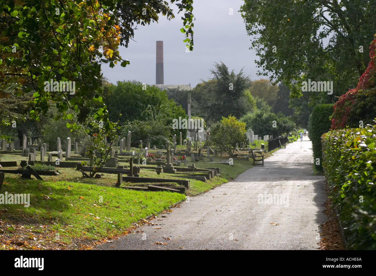 Brompton Cemetery London England Stock Photo - Alamy