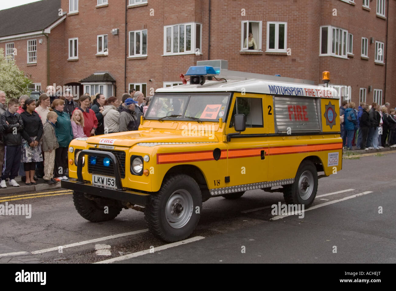 Landrover fire hi-res stock photography and images - Alamy
