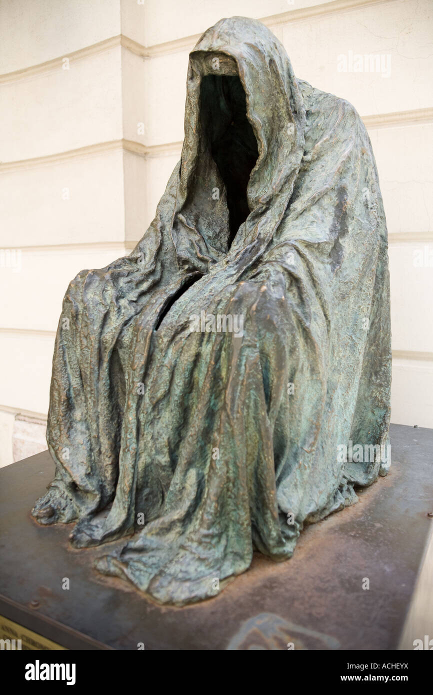Cloaked Figure Statue