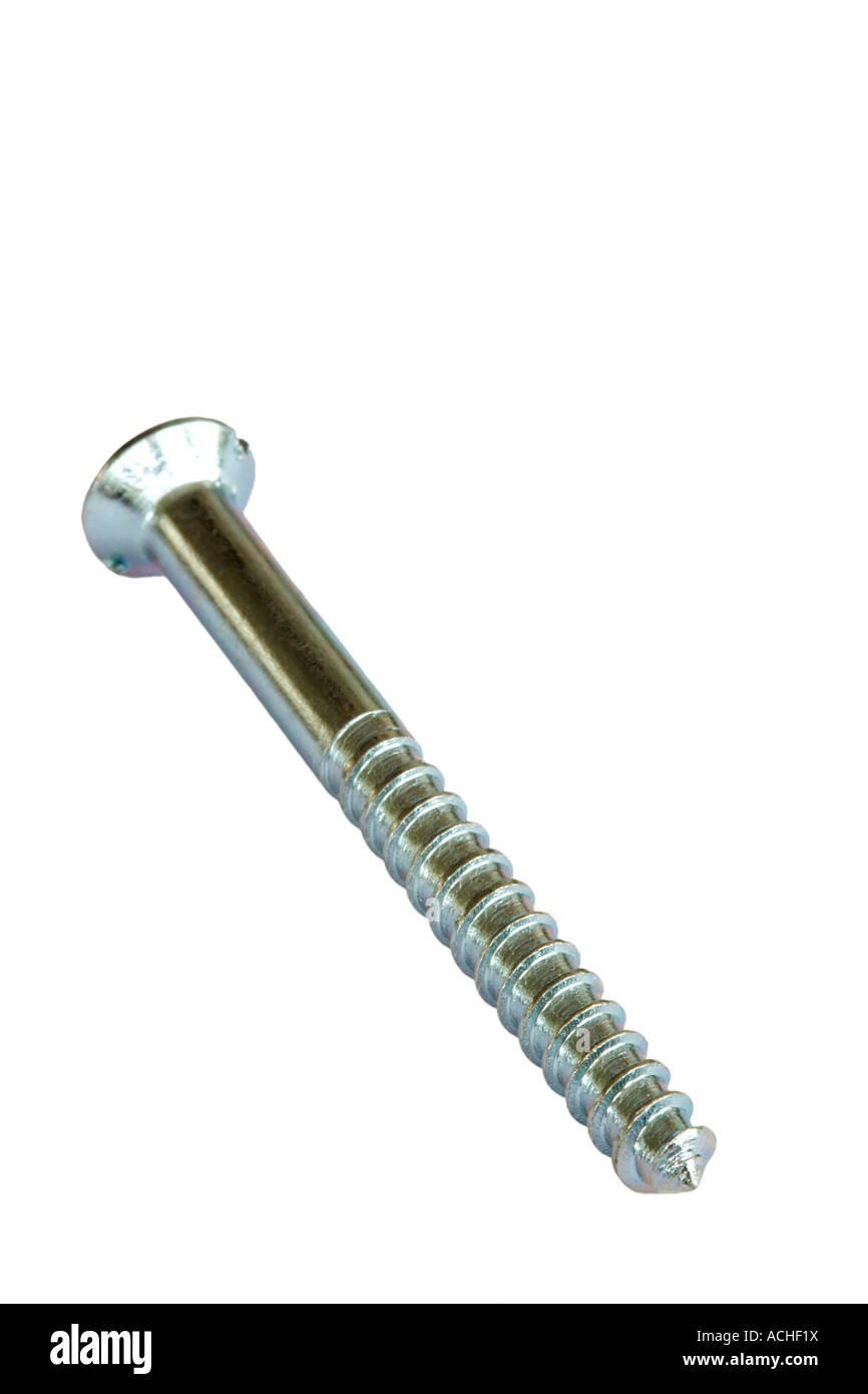 Bright shiny screw Stock Photo - Alamy