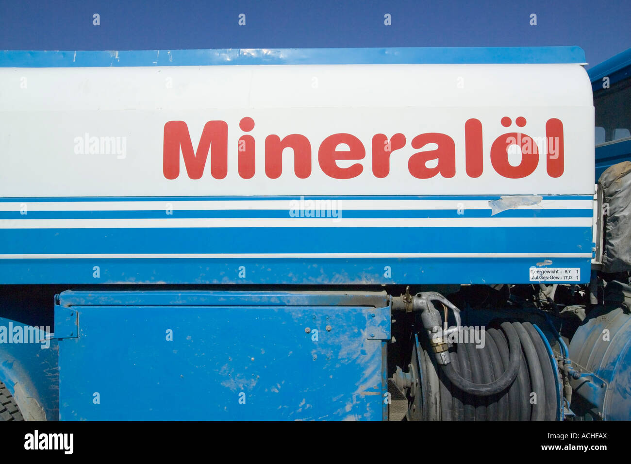 oil truck in Talvivaara mine, Sotkamo Finland Stock Photo - Alamy