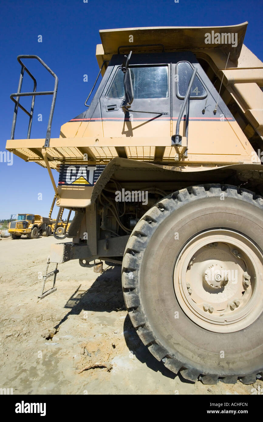 Dumper in Talvivaara mine, Sotkamo Finland Stock Photo - Alamy