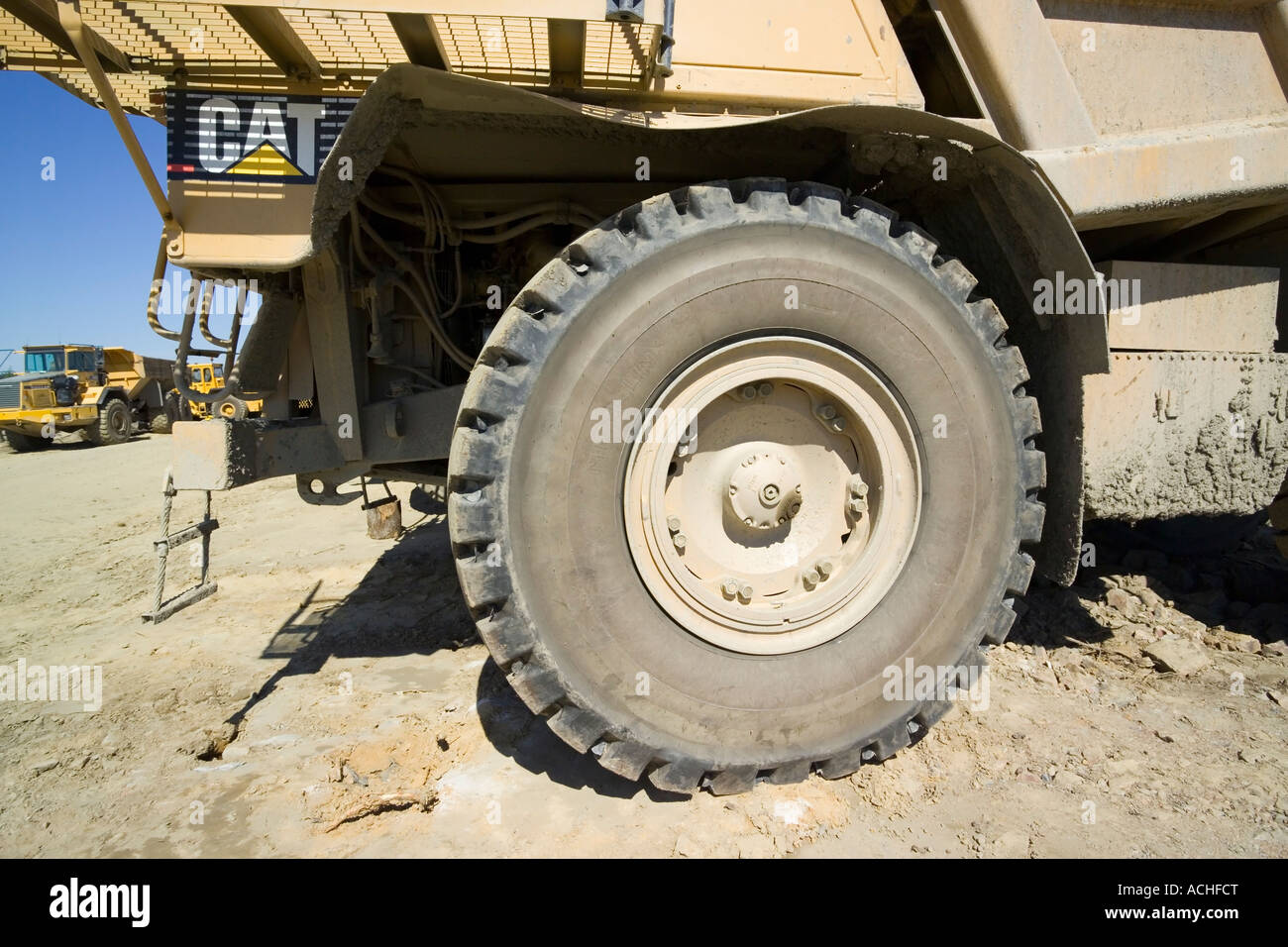 Dumper in Talvivaara mine, Sotkamo Finland Stock Photo - Alamy